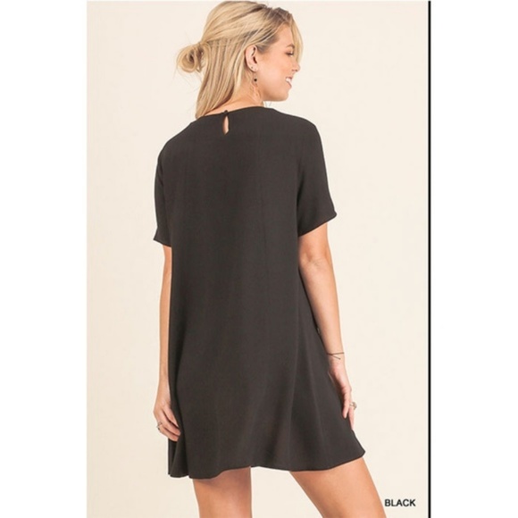 Umgee | Dresses | Nwt Umgee Black Floral Embroidered Dress | Poshmark